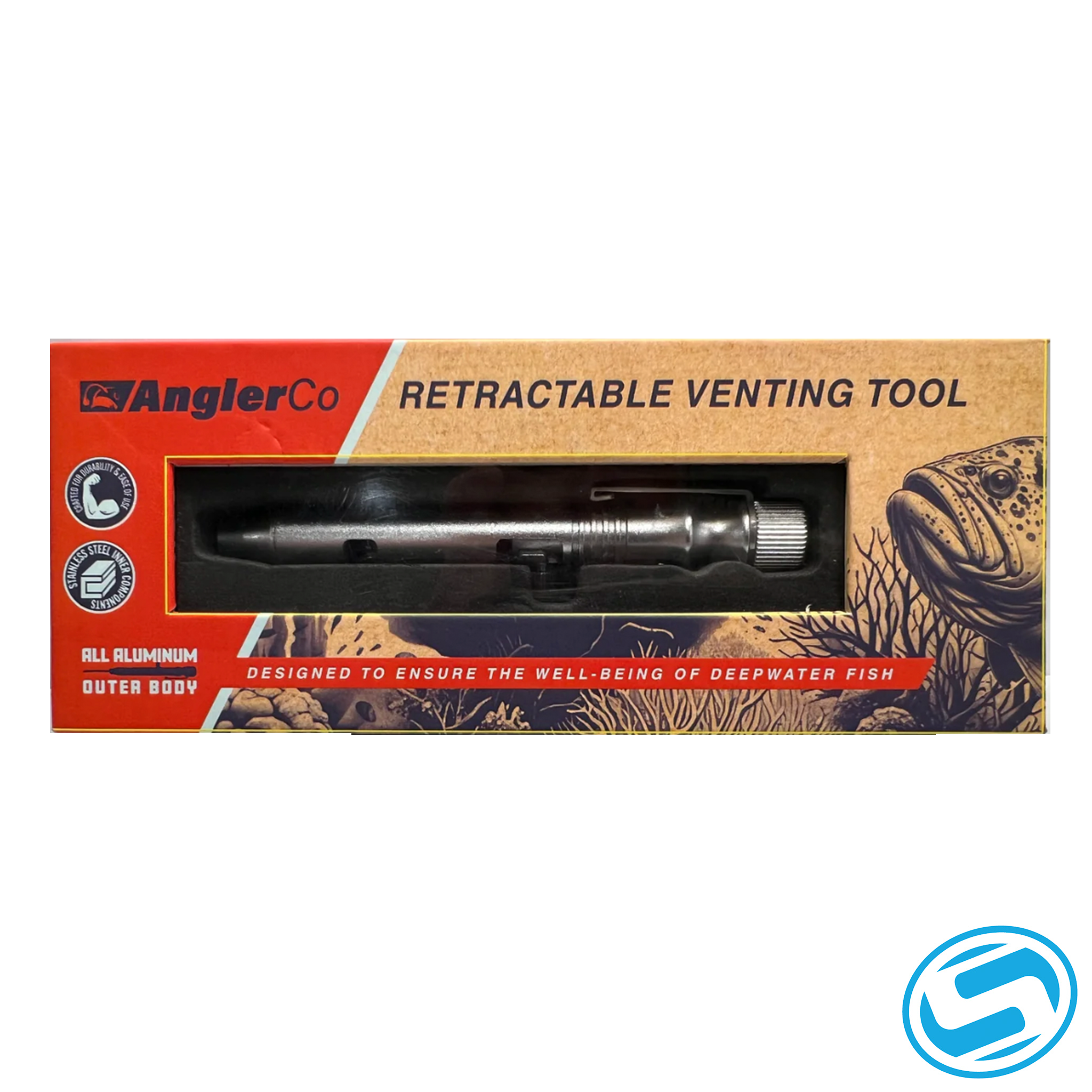 AnglerCo Retractable Venting Tool